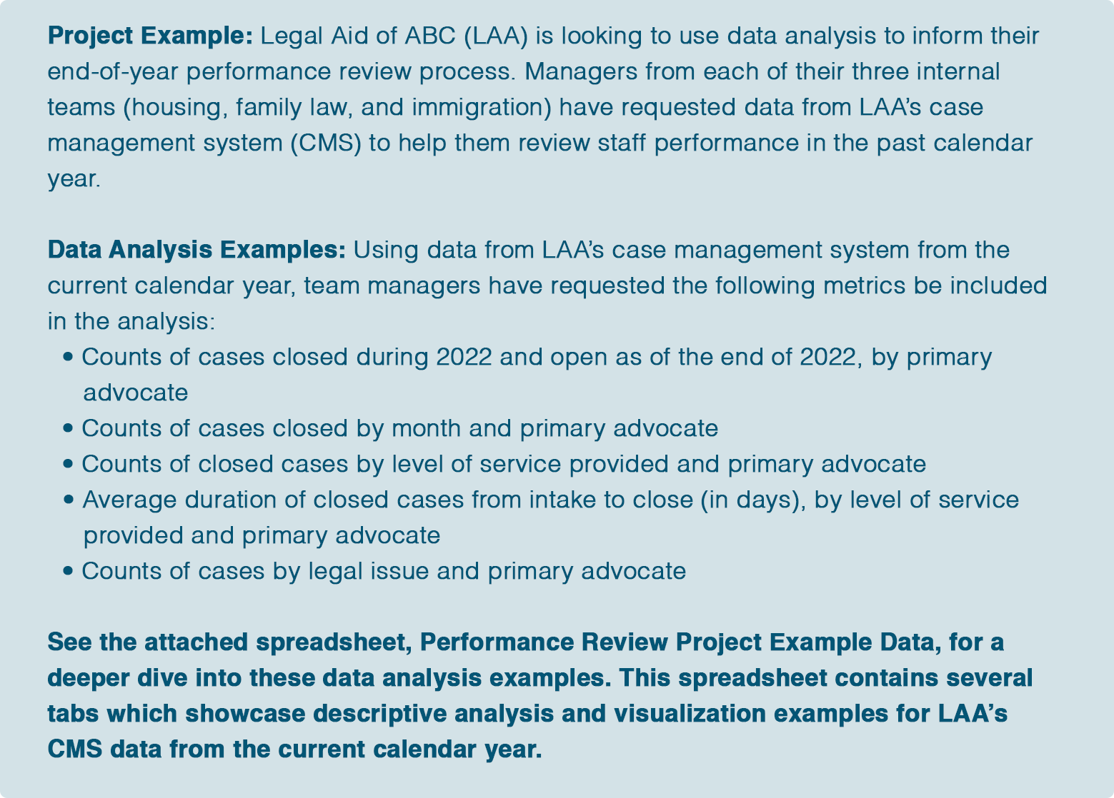 4. Data & Evaluation Toolkit: Preparing and Analyzing the Data | Legal ...